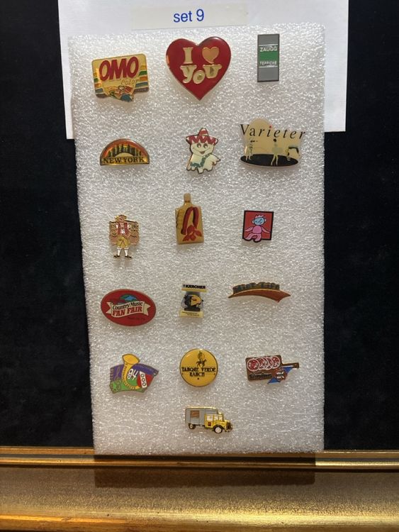 Vintage Pin-Sammlung, 16 Stück (Gebraucht) in Matzingen für CHF 2 – mit ...
