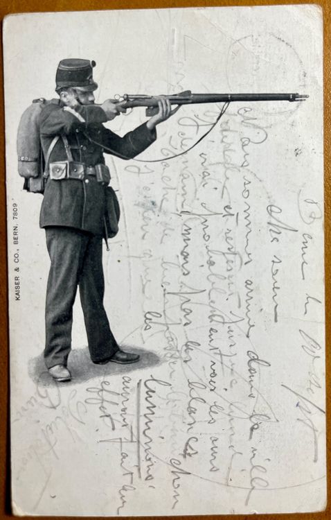AK: CH - Militaire - Fusillier 1905 (Gebraucht) in Lutry für CHF 7 – mit Lieferung auf Ricardo ...