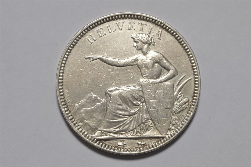 5 Franken 1851 (01) (Gebraucht) in Oberglatt für CHF 235 – mit Lieferung auf Ricardo kaufen