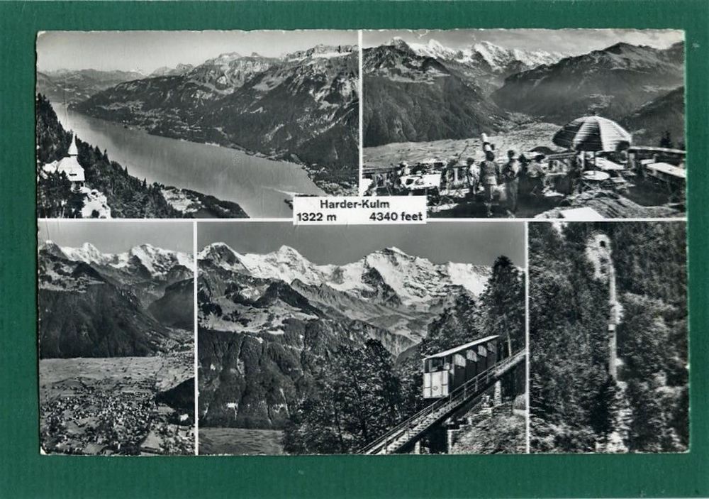 Harder-Kulm, 5-Bilderkarte,1964 | Kaufen auf Ricardo