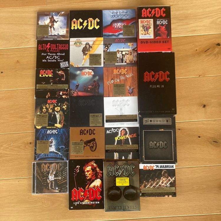 AC/DC 17 CD Set + 5 DVD Set AcDc Ac Dc | Kaufen auf Ricardo