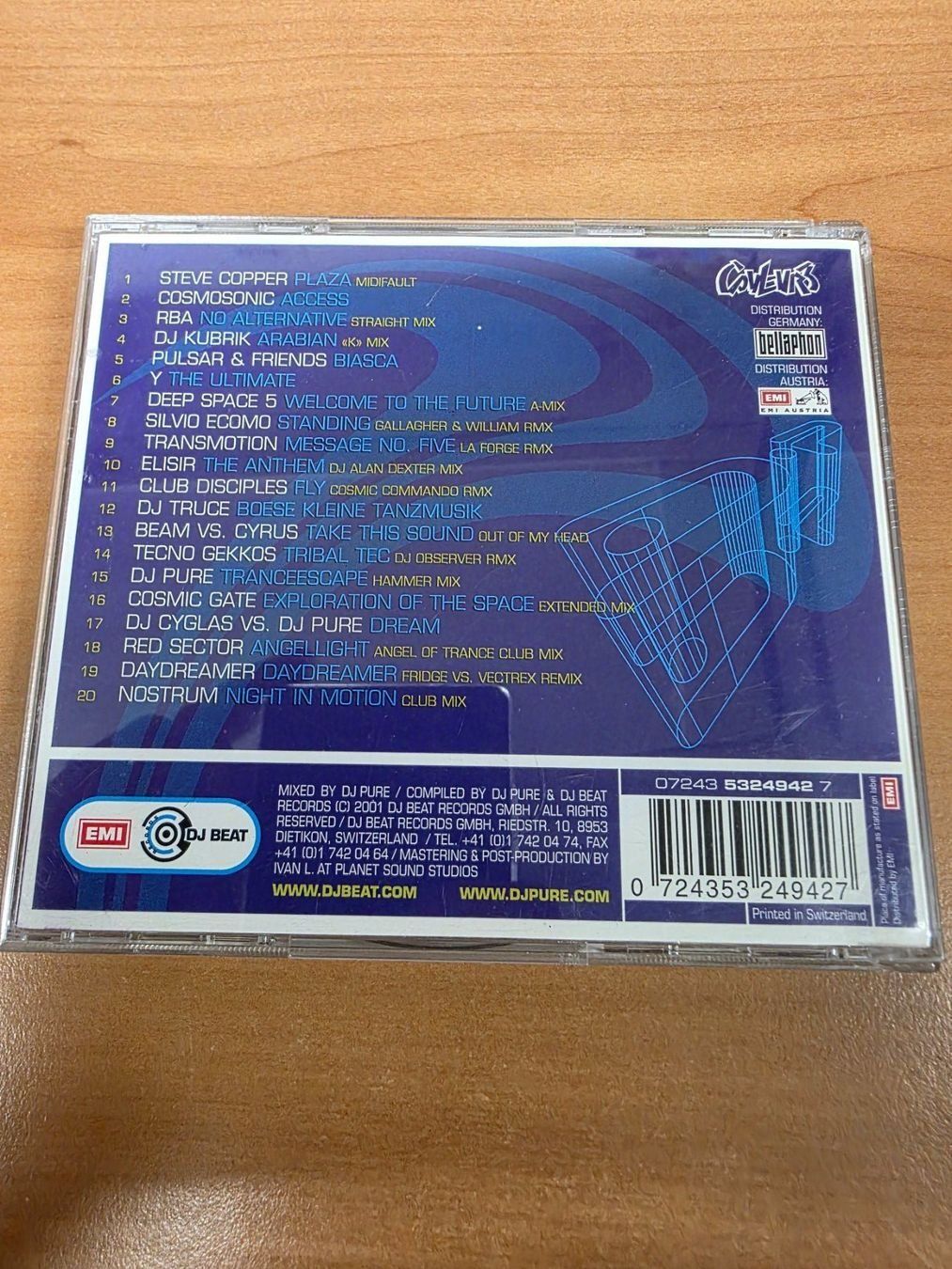 CD - DJ Pure – Blue ((Hard) Trance) (2001) (Gebraucht) in Biberist für ...