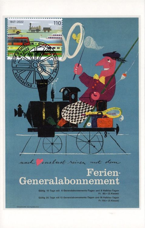 MK ÖV Jubiläum - SBB Retro - Ferien Generalabonnement (Neu (gemäss ...