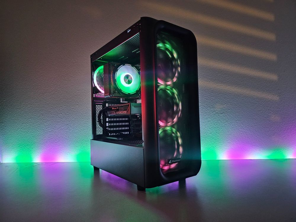 Gaming PC Matrix🫒i7 5GHz + RTX 5060 | 16GB Memory (Neu und ...