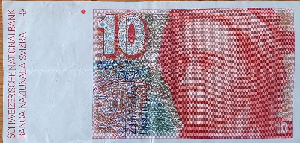 10 CHF swiss franc note (ancien) | Kaufen auf Ricardo