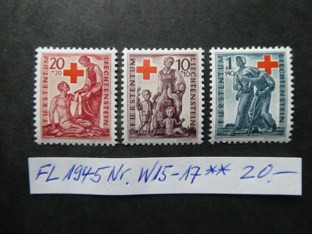 FL 1945 Nr. W15-17 postfrisch (Gebraucht) in Lausen für CHF 9 – mit Lieferung auf Ricardo kaufen