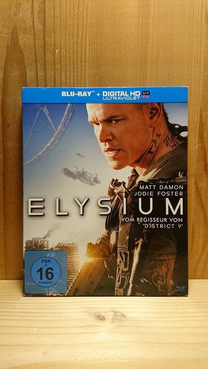 ELYSIUM Blu-Ray mit Matt Damon und Jodie Foster (Gebraucht) in Wilderswil für CHF 2.9 – mit ...