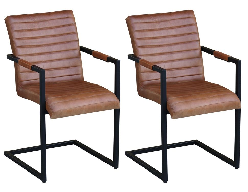 Esszimmerstuhle Vintage Leder