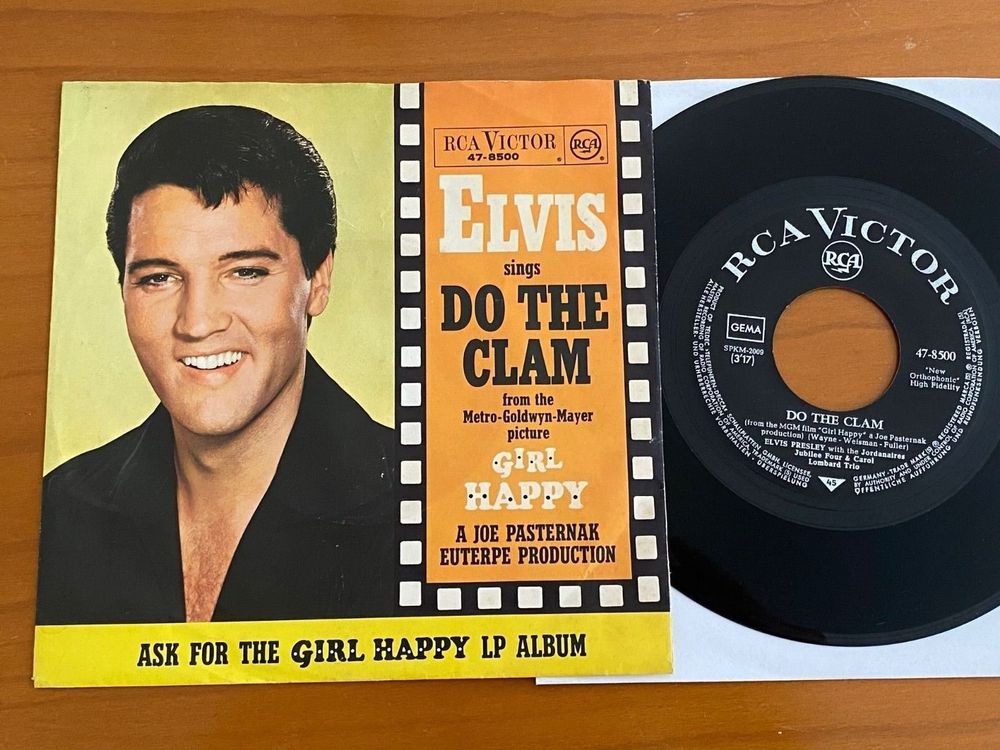 ELVIS PRESLEY 45 GERMANY DO THE CLAM 47-8500 (Gebraucht) in Roche VD ...