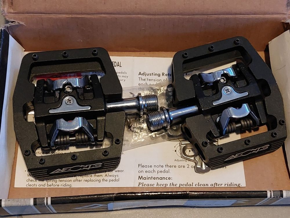 Azonic Mtb Platformpedale mit beidseitigem click | Kaufen auf Ricardo