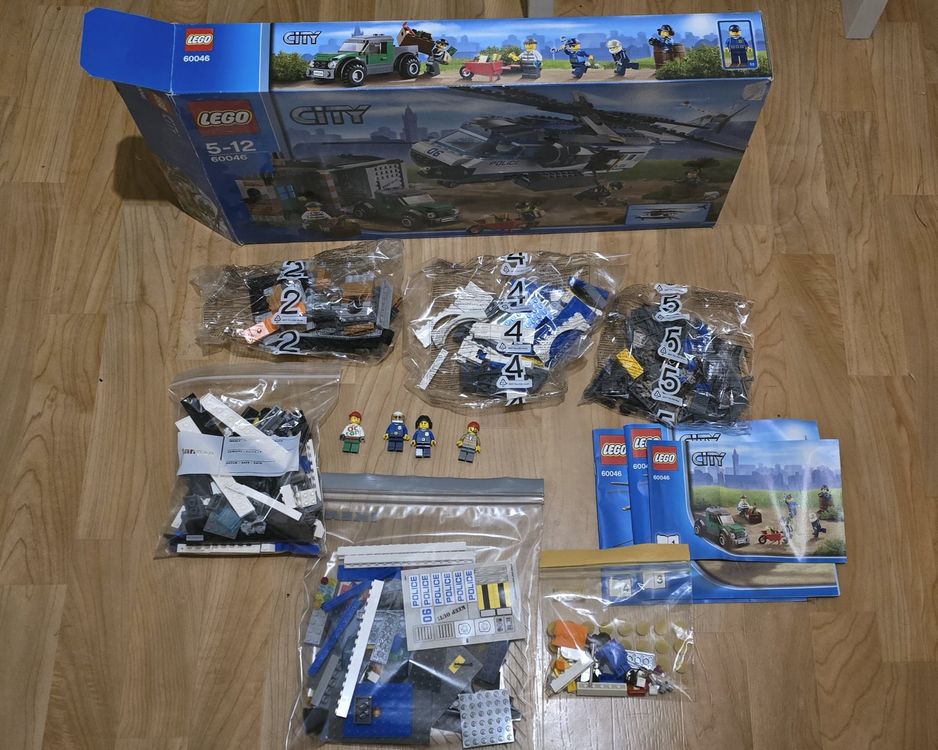 LEGO City 60046 - L'hélicoptère de la police - Complet! (D'occasion) à ...
