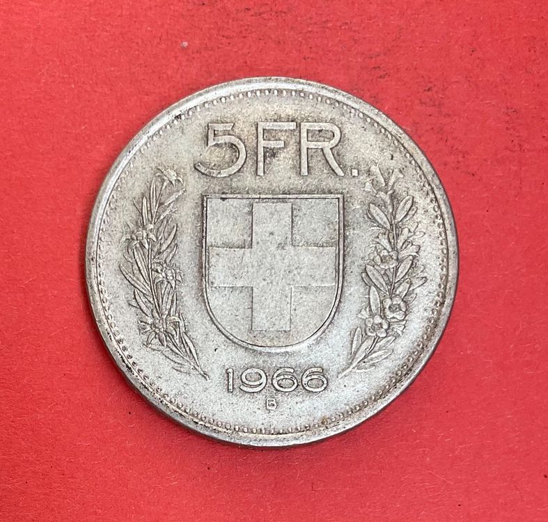 5 Franken Silber 1966 ss (Gebraucht) in Nunningen für CHF 7 – mit Lieferung auf Ricardo kaufen