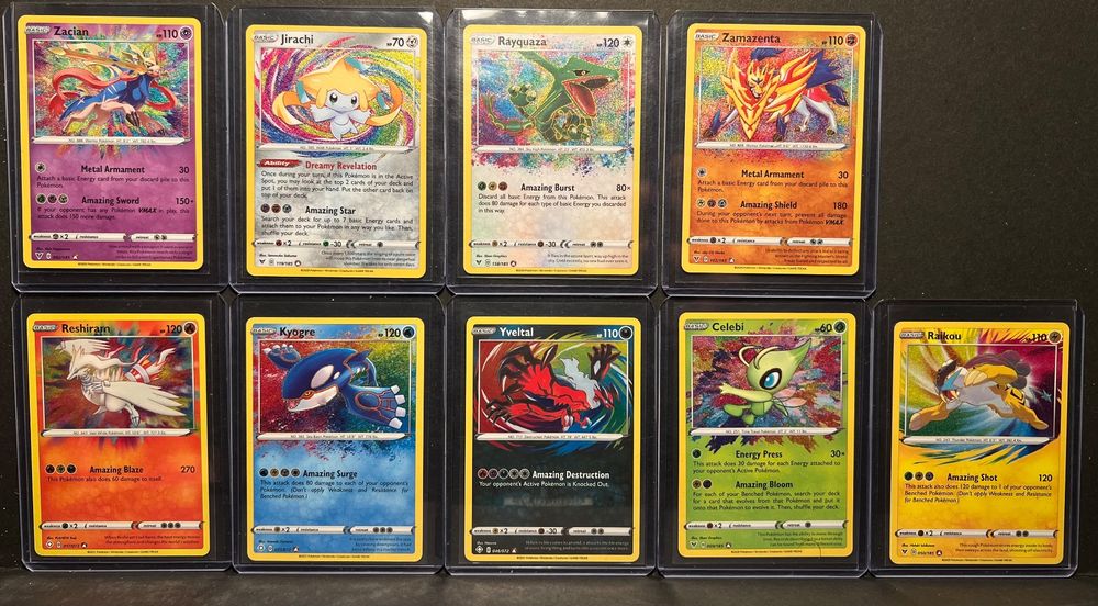 Pokémon Amazing Rare Lot Complet - 2020 2021 Cartes Karten (Gebraucht ...