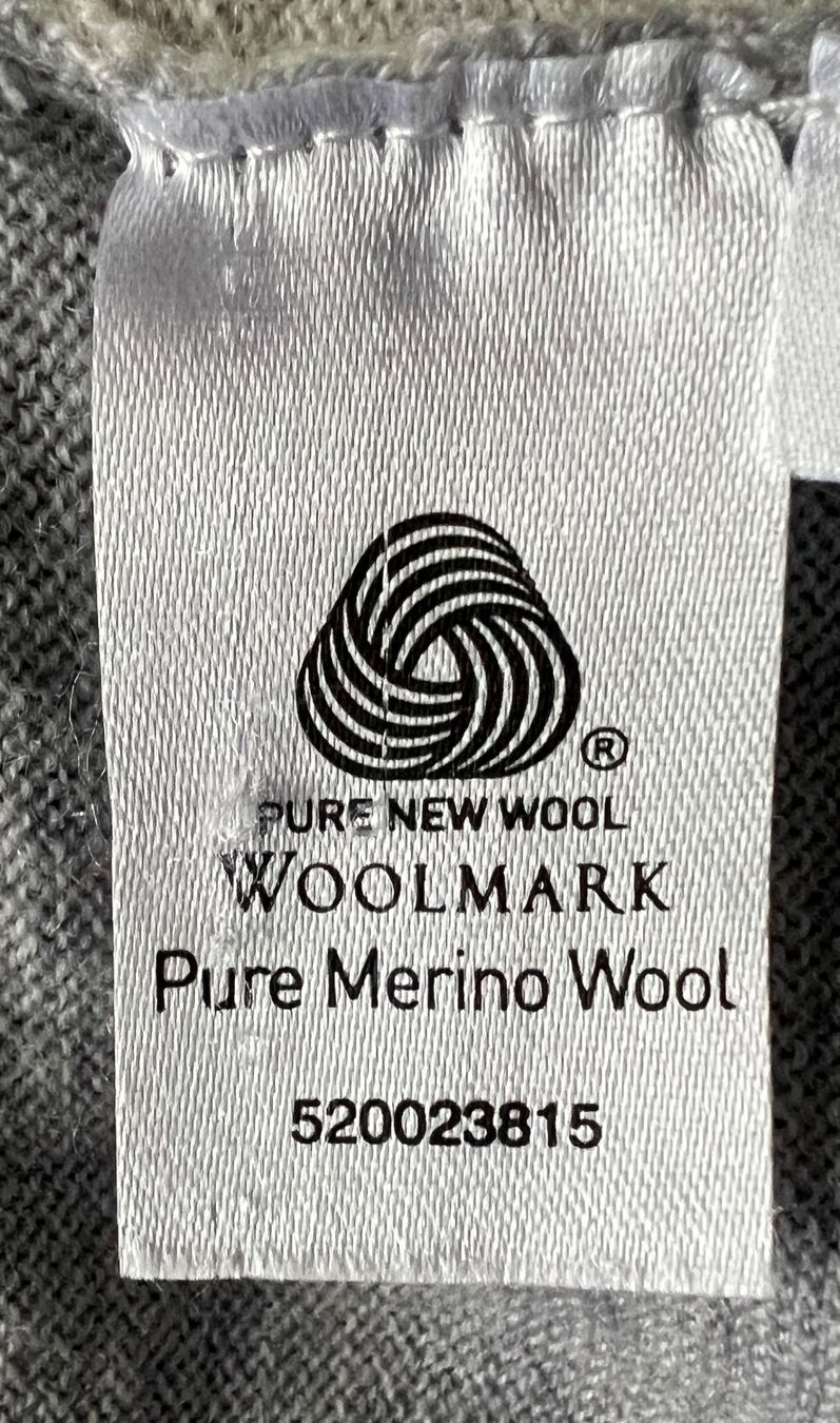 Strickcardigan Deane&White hellgrau mit weissen Einsätzen, G (Gebraucht ...