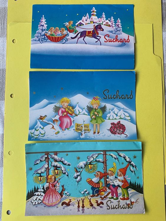 SUCHARD Neuchâtel - 3 Emballages anciens -Tablettes Chocolat (Gebraucht ...