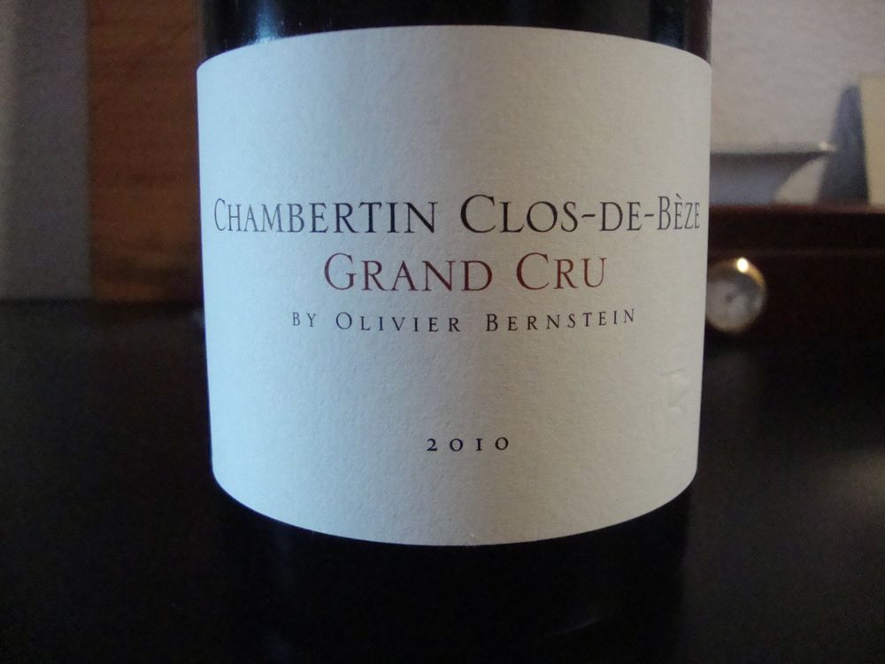 CHAMBERTIN CLOS-DE-BEZE 2010 GRAND CRU - OLIVIER BERNSTEIN | Kaufen auf ...