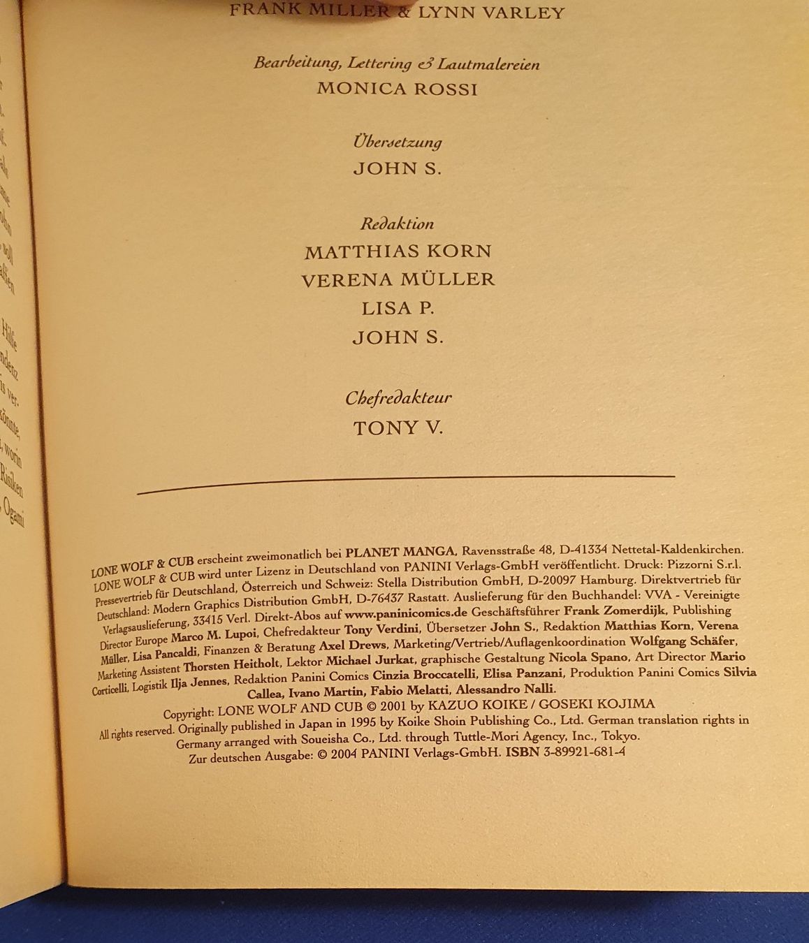 Lone Wolf & Cub, Band 10, K. Koike + G. Kojima, 1. Aufl. (Neu (gemäss ...