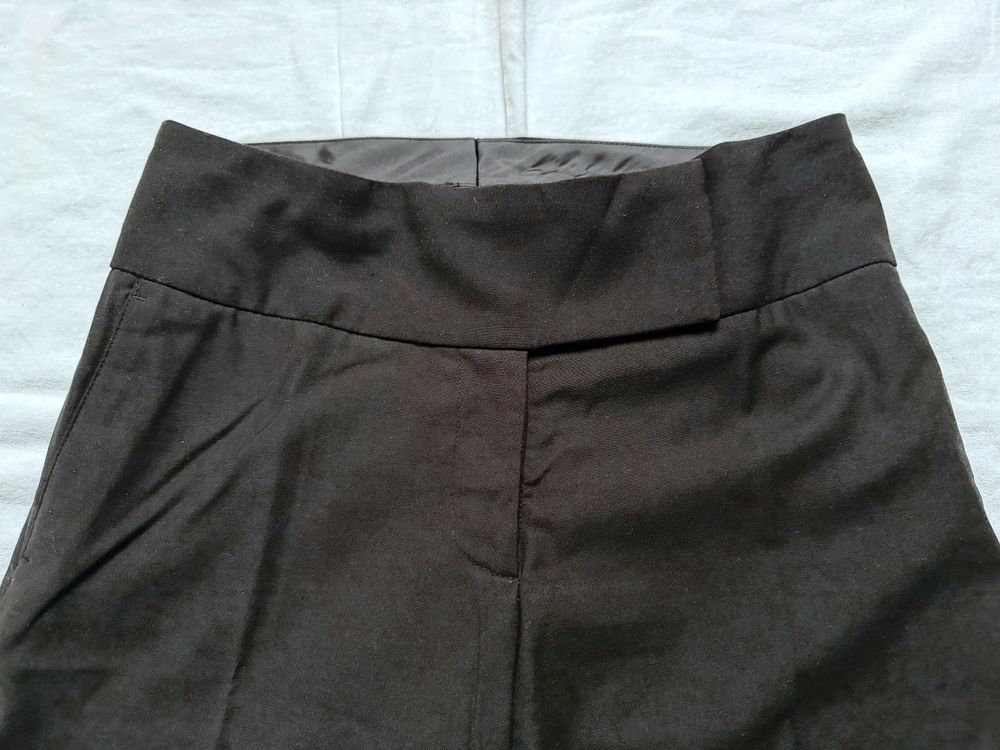 H&M Hose Gr. 34 - elegant, weit, schwarz, Bügelfalten (Neu (gemäss ...