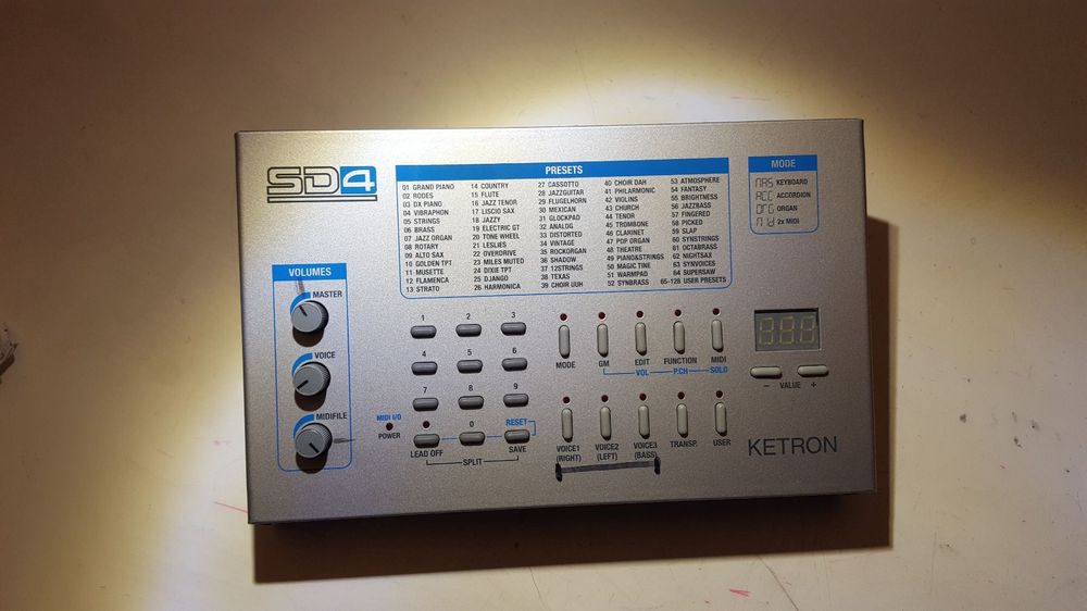 Soundmodul KETRON SD-4 (Gebraucht) in Zürich für CHF 252 – mit ...