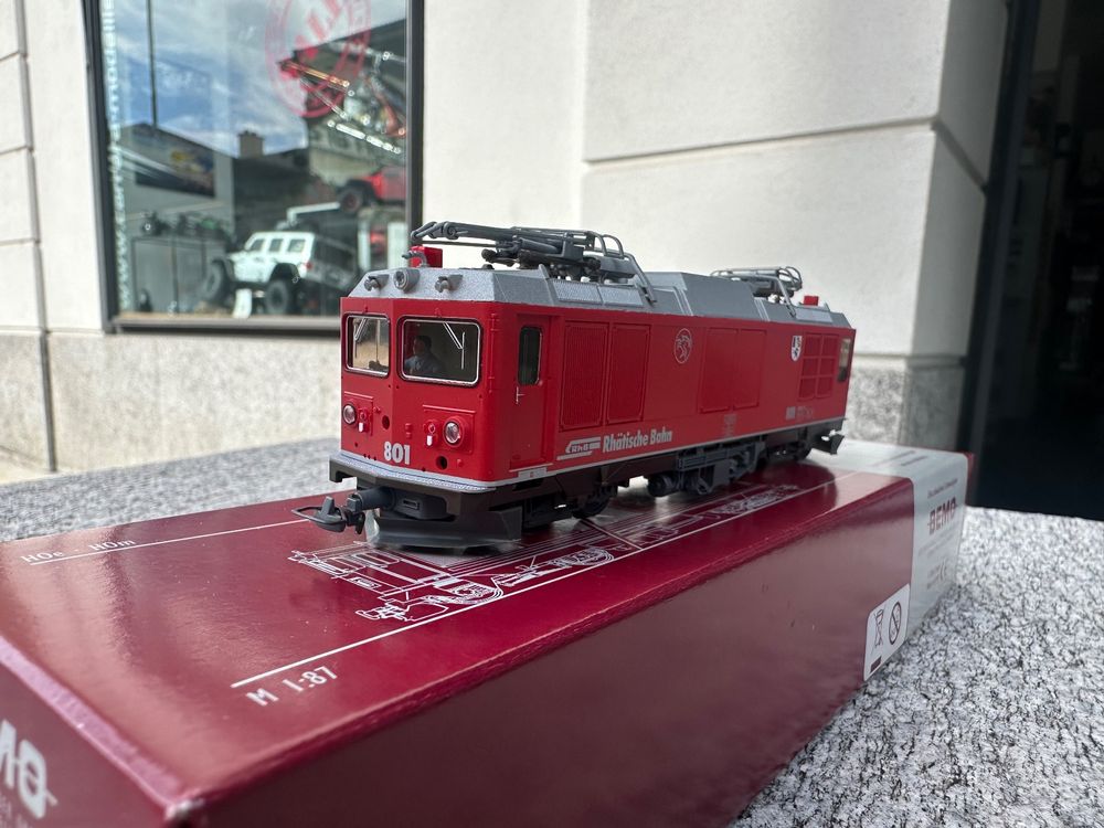 RARE Bemo H0m 1267 111 Rhb Gem 4/4 801 Zweikraftlok (Gebraucht) in Chiasso für CHF 248 – mit ...