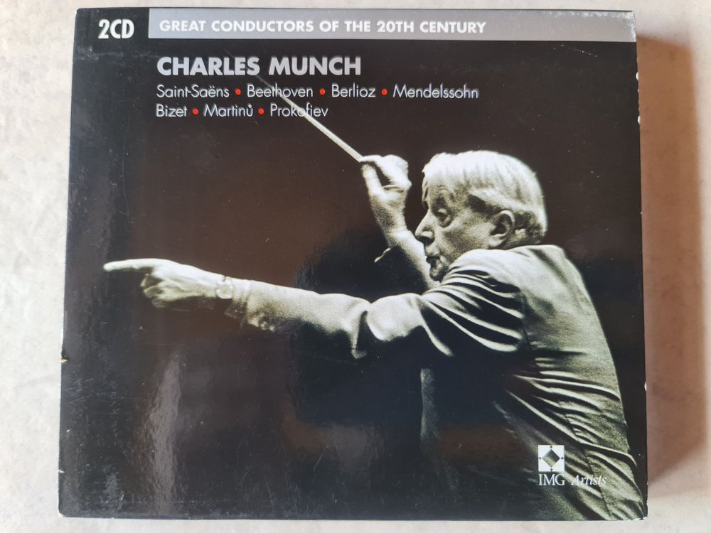 Charles Munch - Great Conductors Of The 20th Century / 2 CDs (Gebraucht ...