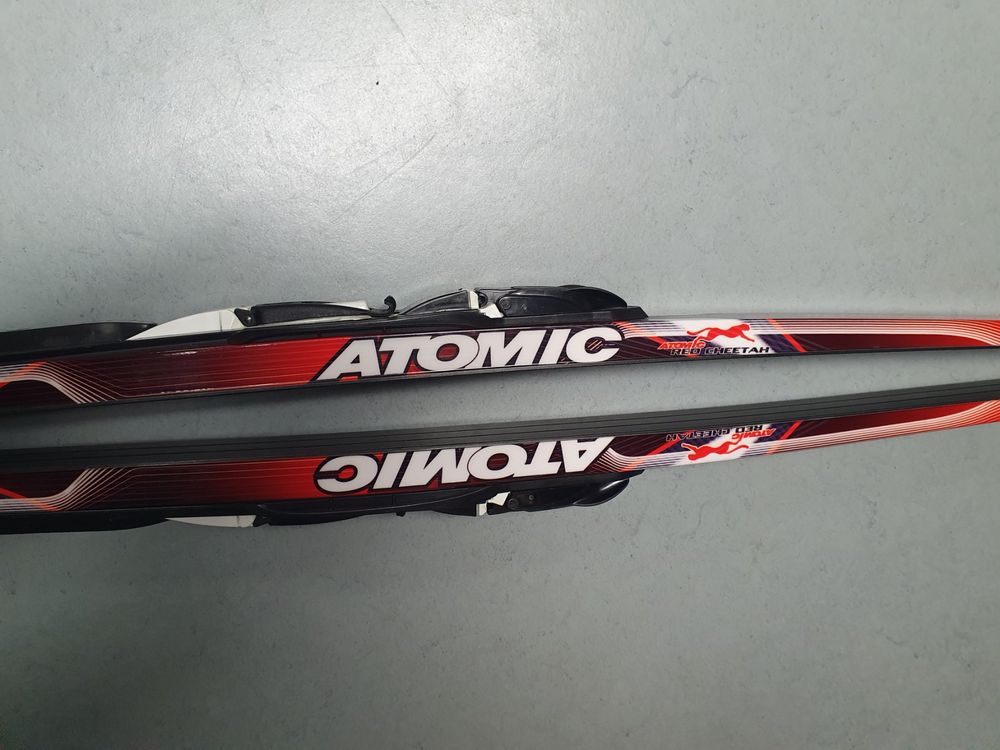 Atomic World Cup Red Cheetah light 173cm Skating Ski / SNS (Gebraucht ...