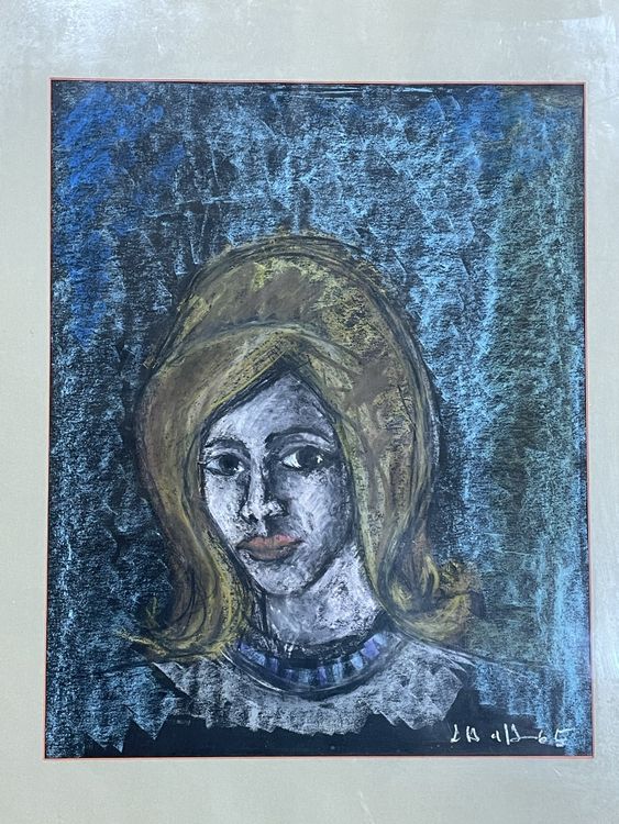 Grosse Kreide Zeichnung Leopold Pöldi Häfliger (Gebraucht) in Luzern für CHF 150 – nur Abholung ...