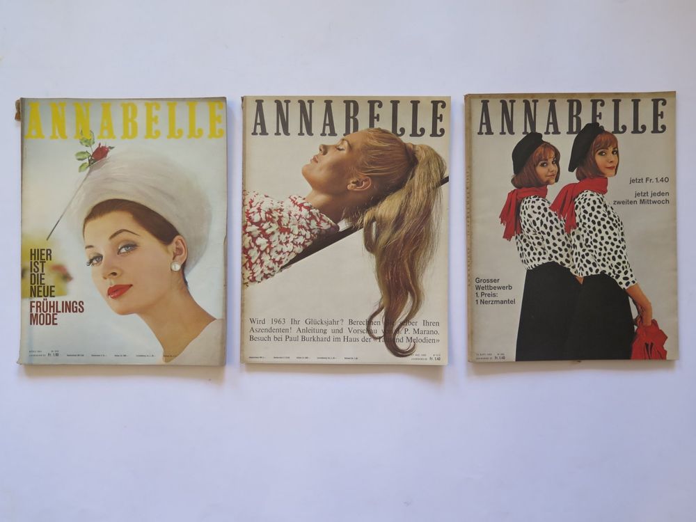 annabelle - Mode - Zeitschrift - 1961 - 1963 - 11 Hefte (Gebraucht) in ...