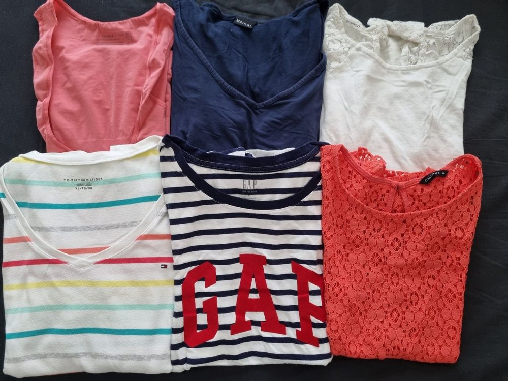 6er Kleiderpaket Sommer Shirts Tommy Hilfiger Triumph GAP XL (Neu (gemäss Beschreibung)) in ...