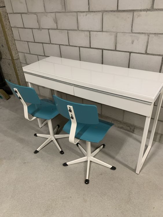 Office desk from Ikea with vintage danish School chair (Neu (gemäss ...