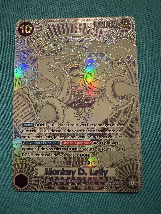 Carte One Piece Monkey D. Luffy OP05-119 (Leader) RARE! (Neuf avec ...