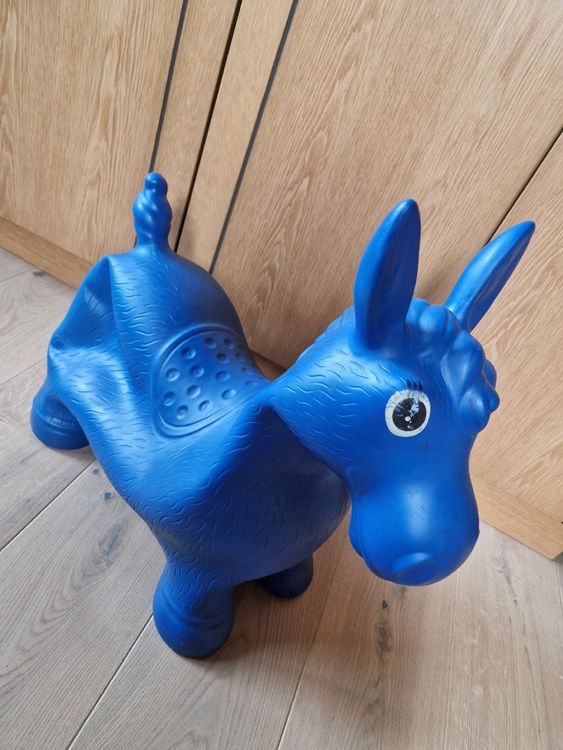 blaues Gummipferd Spielzeug für Kinder (Gebraucht) in Mellingen für CHF ...