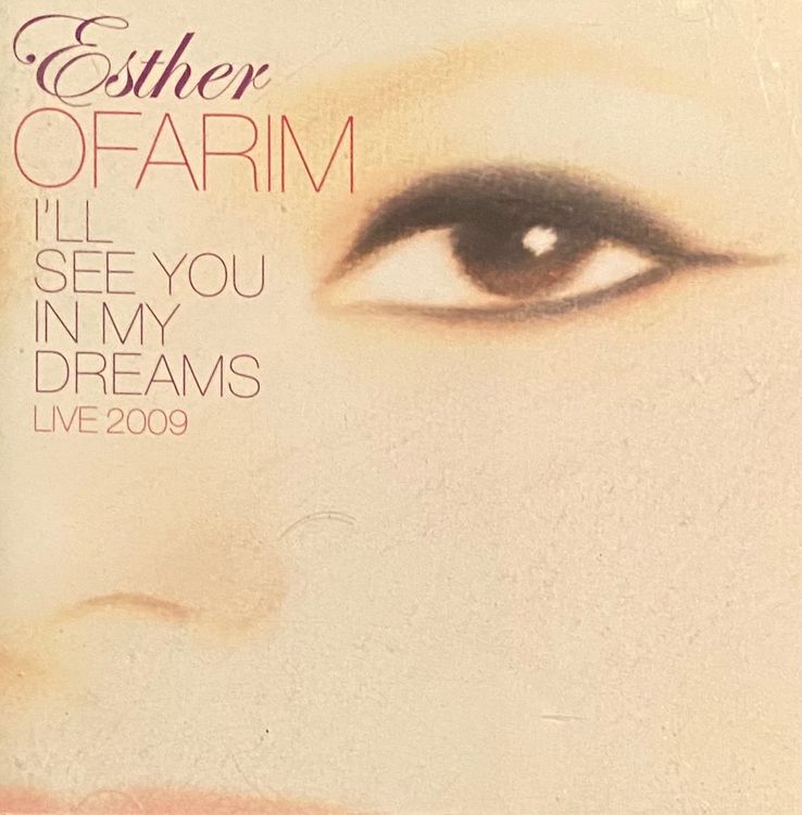 Esther Ofarim CD I'll See You In My Dreams Live 2009 Israel (Gebraucht ...