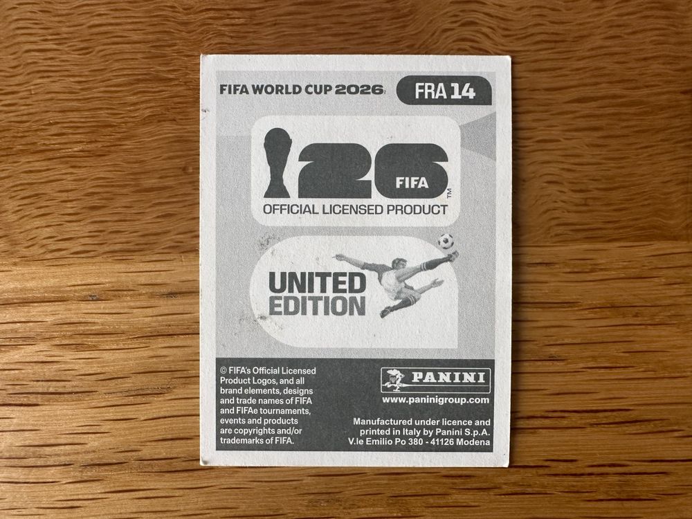 Panini FIFA World Cup 2026 Sticker Michael Olise FRA 14 (Gebraucht) in ...