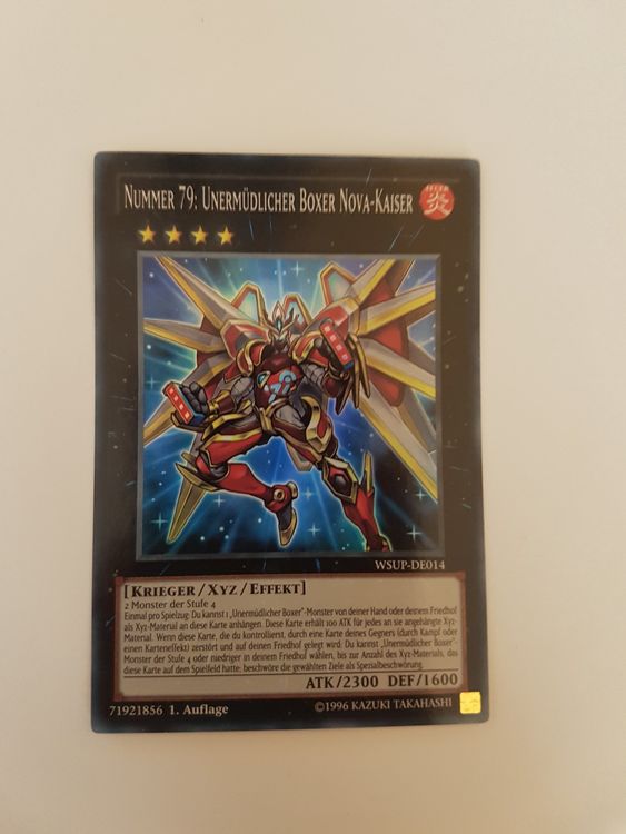 Nummer 79: Unermüdlicher Boxer Nova-Kaiser WSUP-DE014 | Kaufen auf Ricardo