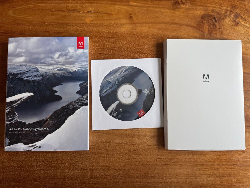 Adobe Lightroom 6 DVD mit Serial-Number für Win/Mac (Gebraucht) in ...