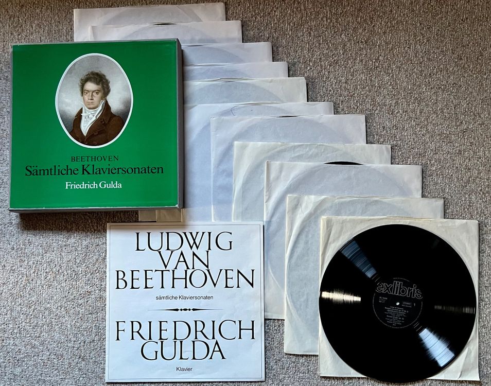 Beethoven Friedrich Gulda – Sämtliche Klaviersonaten 11 LPs (Gebraucht ...