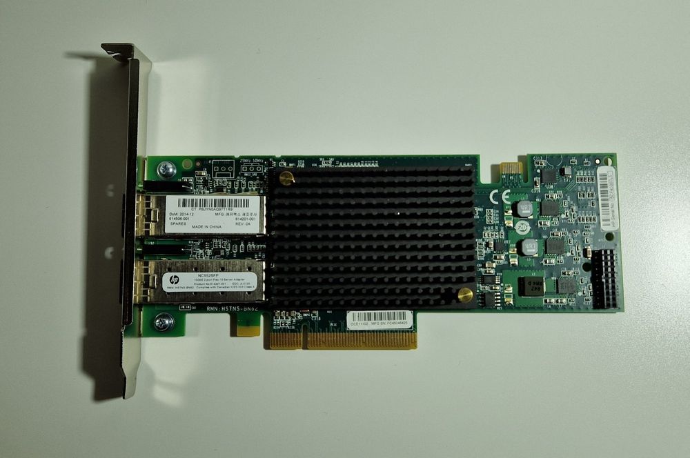 HP/HPE NC552SFP 10G/GB SFP+ 614201-001 PCIe NIC Dual Port | Kaufen auf ...