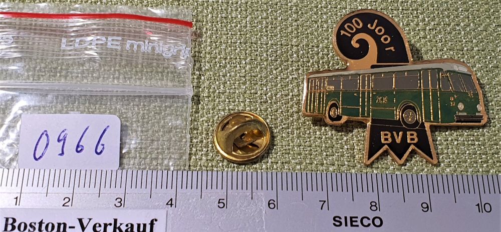 O966 - Pin Basel Basler Verkehrsbetriebe BVB - FBW Bus Nr.37 (Gebraucht) in Reinach BL für CHF 1 ...