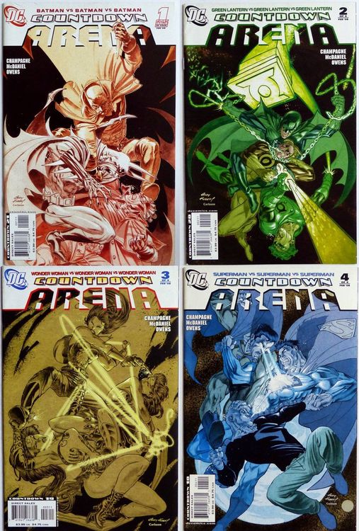 BATMAN VS. BATMAN COUNTDOWN ARENA COMPLETE 1-4 SERIE 2007 (Gebraucht ...