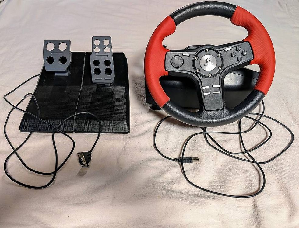 Logitech Formula Force EX Lenkrad, Pedale, PC, USB (Gebraucht) in ...