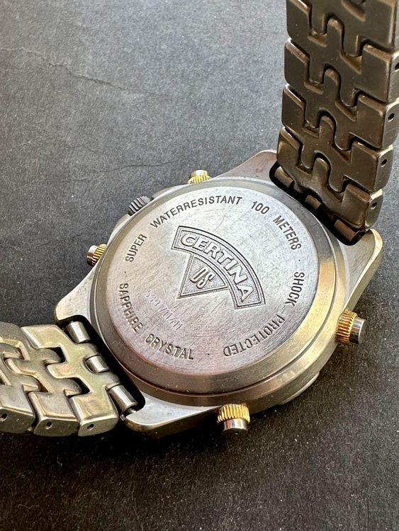 Certina DS Alarm Chronograph Titan Box/Garantie 1998 (Gebraucht) in ...
