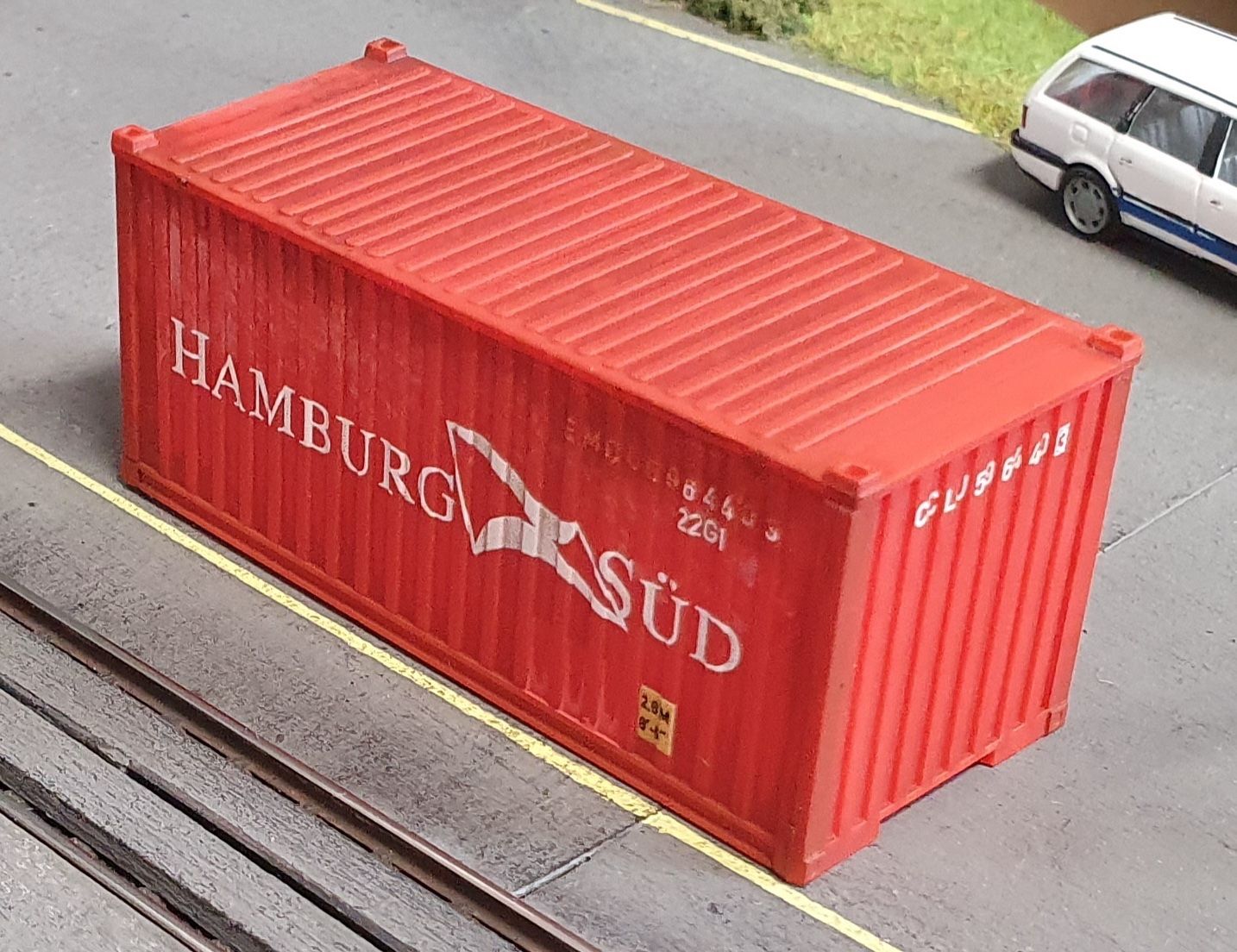CONTENEUR MARITIME 20', HO, FALLER, + PATINE (Gebraucht) in Loveresse ...