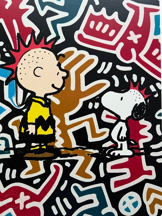 DEATH NYC « Keith Haring Charlie & Snoopy » (Neu (gemäss Beschreibung ...