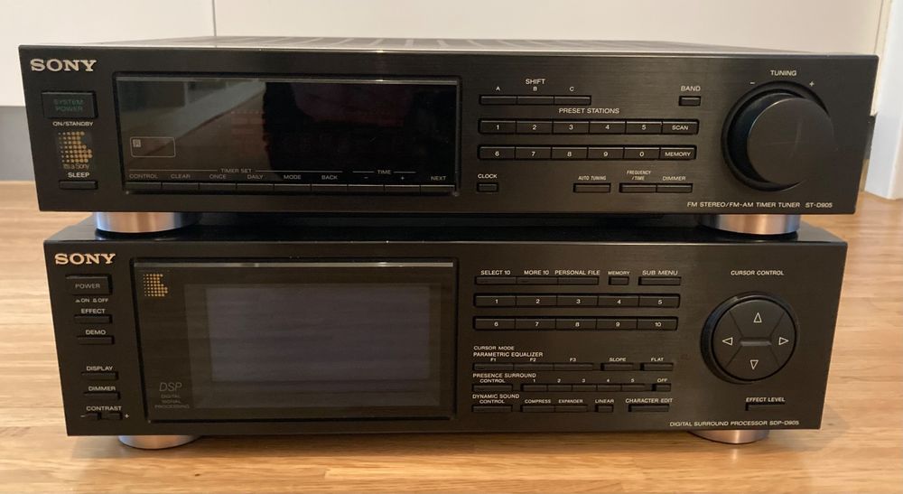 Sony - Tuner ST-D905 und Equalizer SDP-D905 | Acheter sur Ricardo