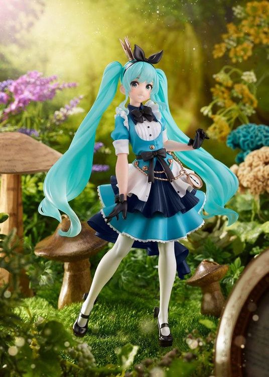 Hatsune Miku Alice in Wonderland AMP Figure Taito (Neu und ...
