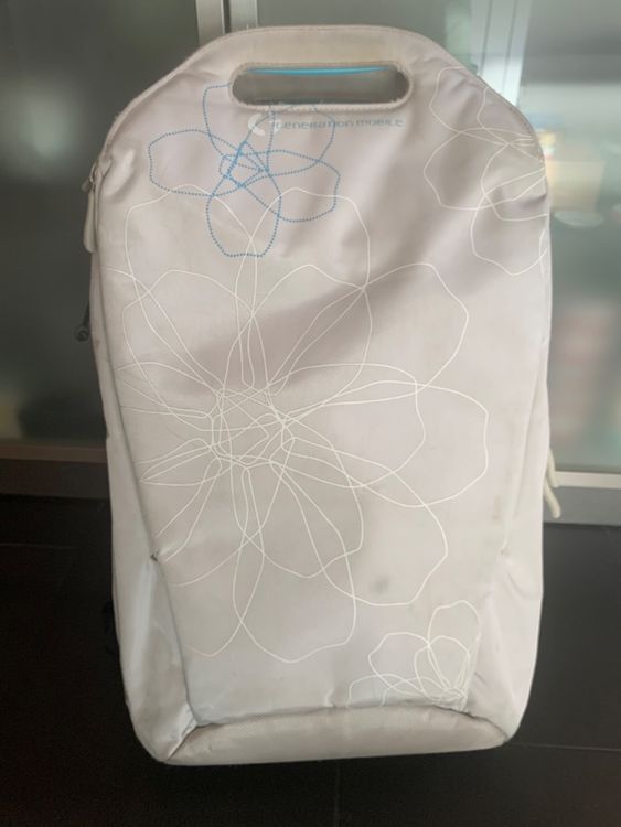 GOLLA „Generation mobile“ Laptop-Rucksack hellgrau m. türkis (Gebraucht ...