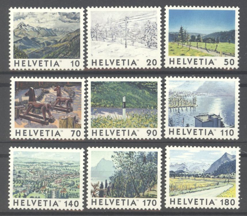 1998, Dauermarken Bilder der Schweiz ** | Kaufen auf Ricardo