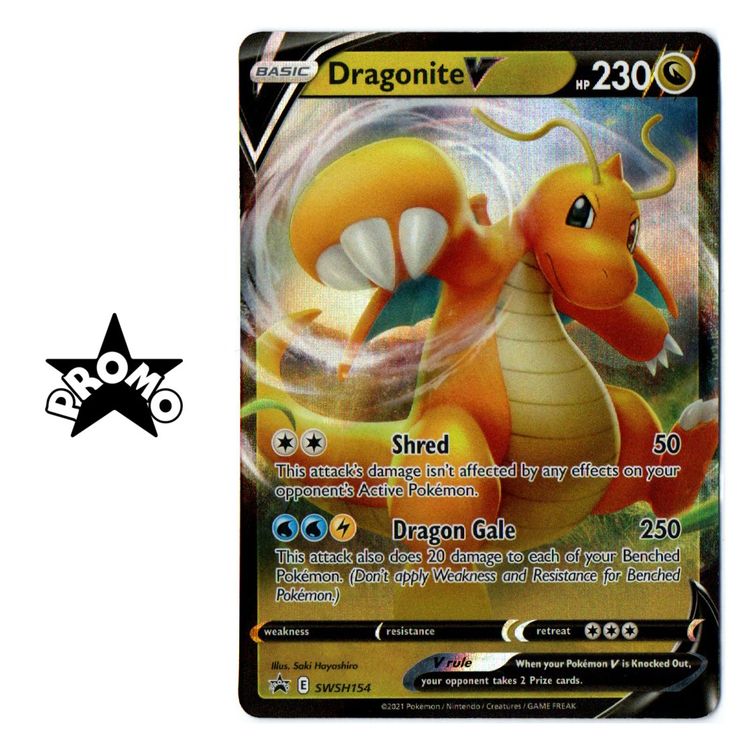 Black Star Promo Dragonite V SWSH154 EN | Kaufen auf Ricardo