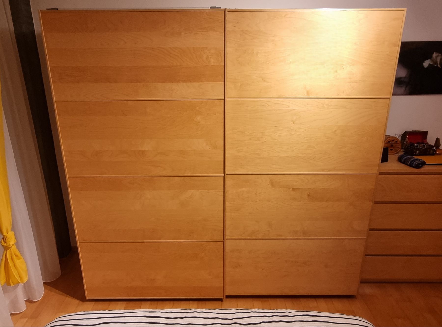 Wunderschoene Ikea Kleiderschrank Pax Birke Bildbrend5707